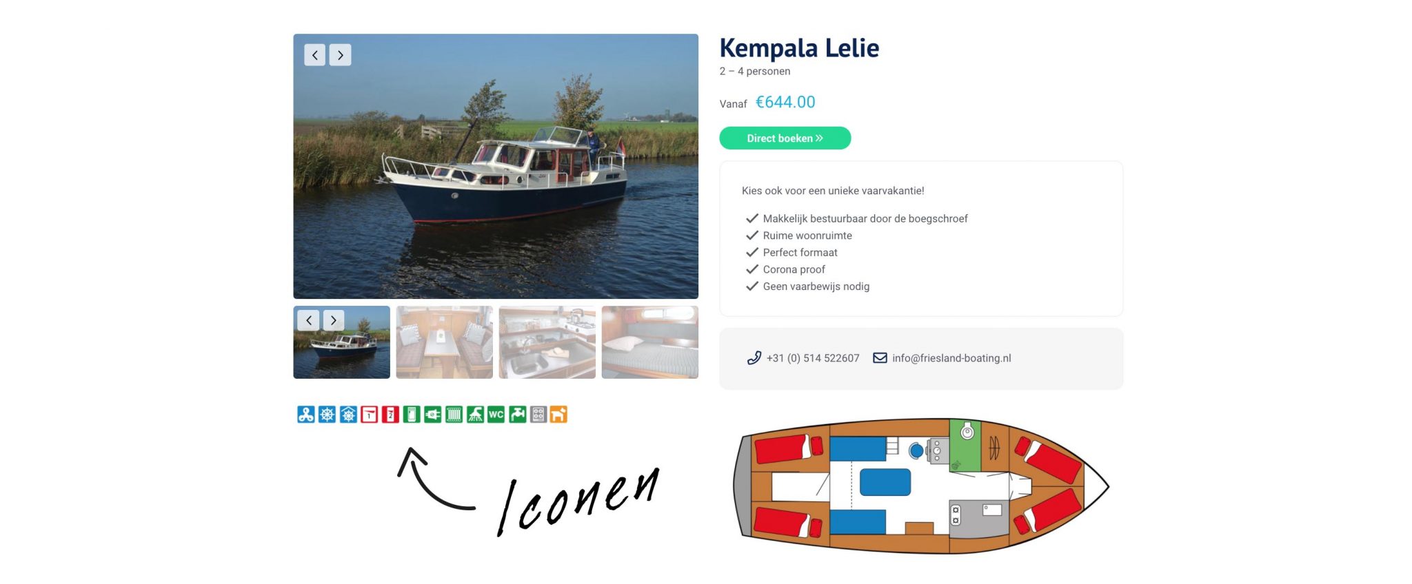 Boot Inventaris - Friesland Boating